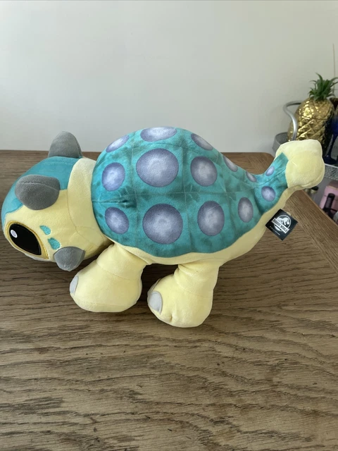 MATTEL ANKYLOSAURUS JURASSIC World Plush Dinosaur Soft Toy Baby Bumpy £ ...