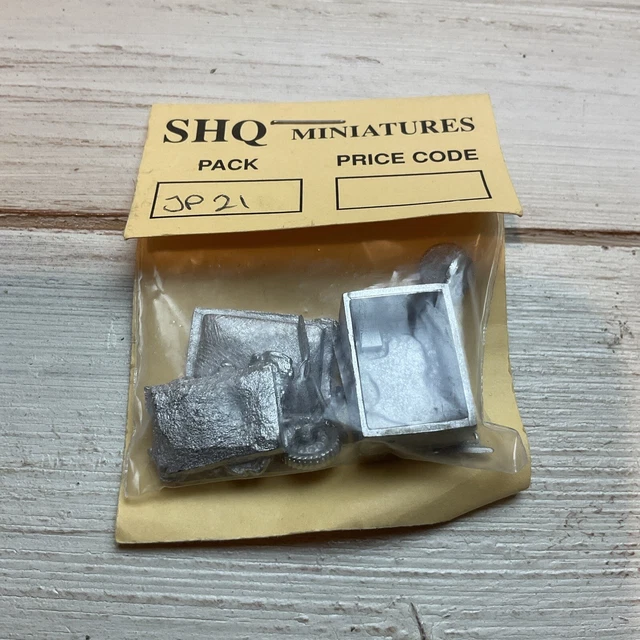 SHQ MINIATURES, #JP21 , WW2 AIRBORNE JEEP TRAILER, Lead Model Kit, 1:76 ...