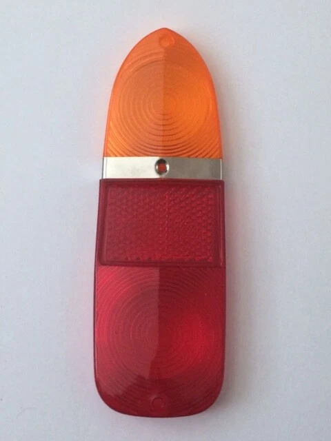 TRIUMPH TR4 TR4A TR5 Indicator lens Stop / Tail Red / Amber Plastic ...