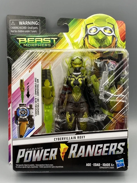 HASBRO POWER RANGERS Beast Morphers Cybervillain Roxy 6-inch Action ...
