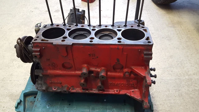 FORD CROSSFLOW ENGINE 711 block, xflow 1700cc engine £700.00 - PicClick UK