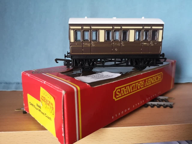HORNBY OO GAUGE R.446 GWR 4 Wheel Coach. Very Good Boxed Condition. £9. ...