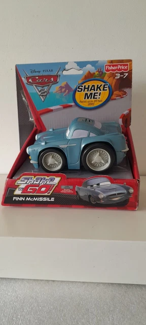 DISNEY CARS Shake N Go Finn McMissile Sounds and Motion Mattel 2010 NIB ...