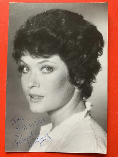 DEBORAH WATLING TV Actress (Doctor Who) Vintage **Hand Signed** Photo ...