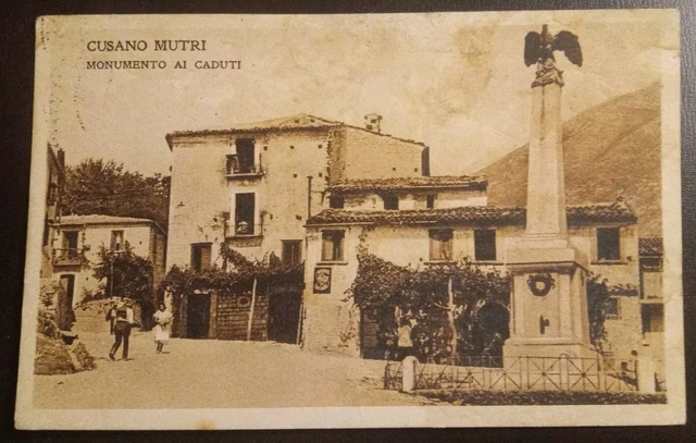 1941 CUSANO MUTRI (Benevento) - monumento ai caduti EUR 25,00 - PicClick FR