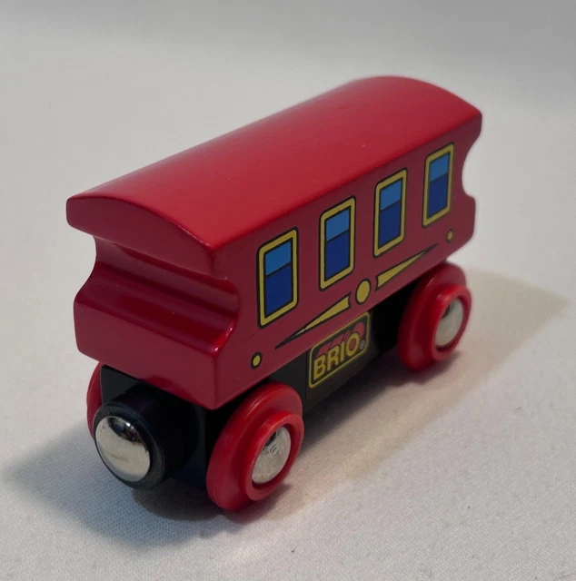 WOODEN BRIO OLD Passenger Car Coach Fits Thomas P&P Discount £6.00 ...