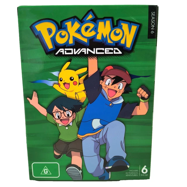 POKEMON ADVANCED: SEASON 6 DVD (Region 4) 6 Discs 52 Episodes $69.99 ...