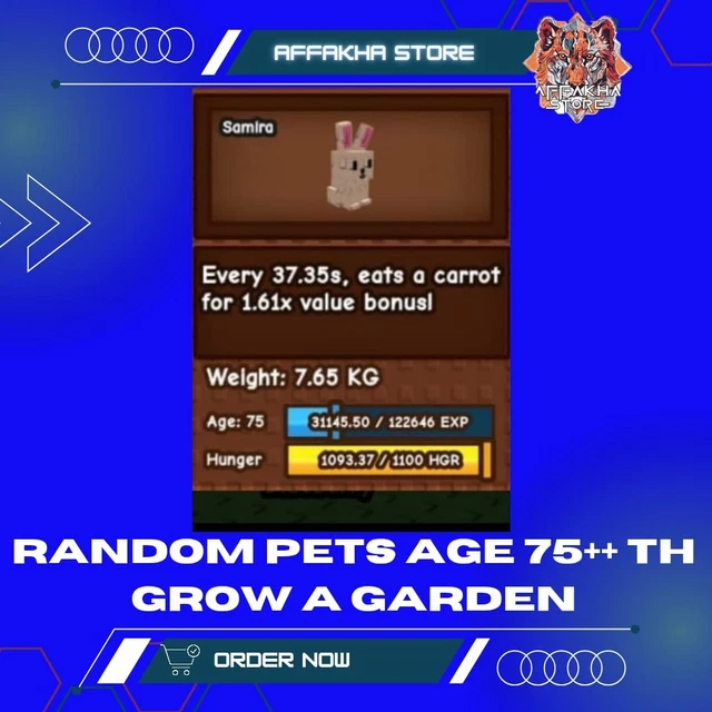 GROW A GARDEN Pets Age 60 th | Fast & Easy 🌱 $1.99 - PicClick CA