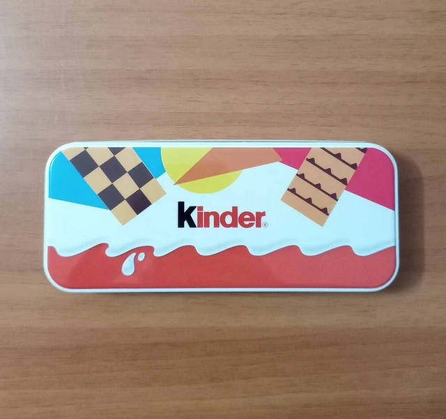 ASTUCCIO PORTAPENNE,MATITA,PENNARELLI IN metallo della Kinder edizione ...