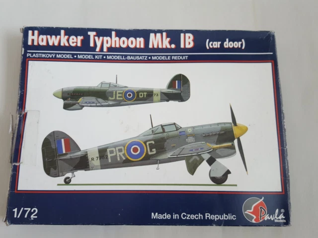 HAWKER TYPHOON MK.1B (Car Door) Pavla Models 1/72 .. 72044 EUR 45,48 ...