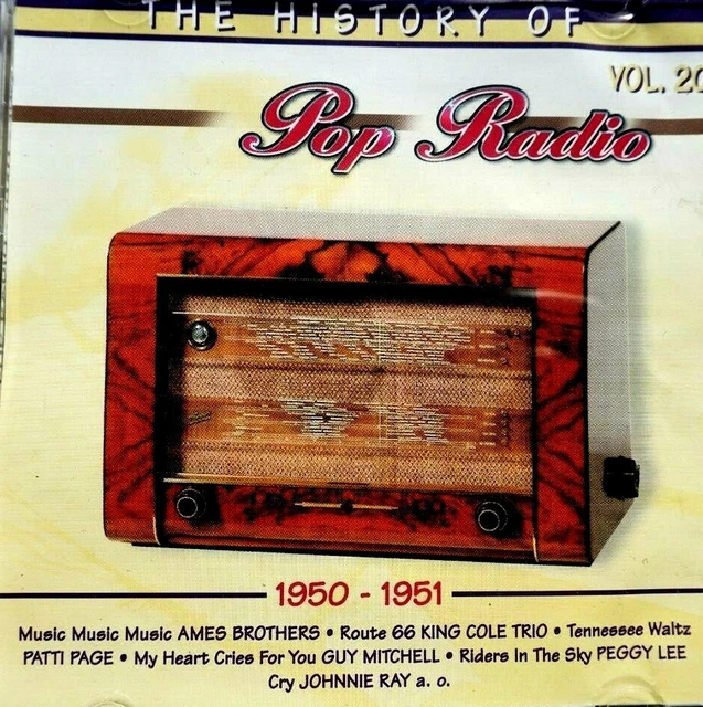 THE HISTORY OF - Pop Radio, 1950-1951, Vol. 20 - CD, VG $18.00 ...