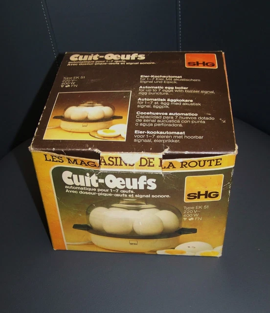 CUIT-ŒUFS VAPEUR ELECTRIQUE Vintage Collection SHG Années 70 EUR 15,00 - PicClick FR
