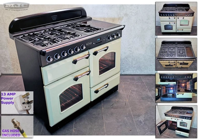 RANGEMASTER CLASSIC 110 All GAS LPG Propane RANGE COOKER Cream Chrome ...