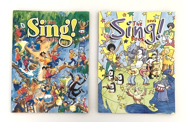 THE SING! BOOK 2002 & 2003 Sheet Music ABC Books 108 Songs Hey Jude Old ...