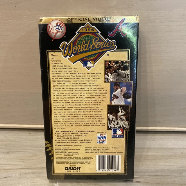 NEUF ET SCELLÉ !! Vidéo officielle 1996 World Series VHS New York ...