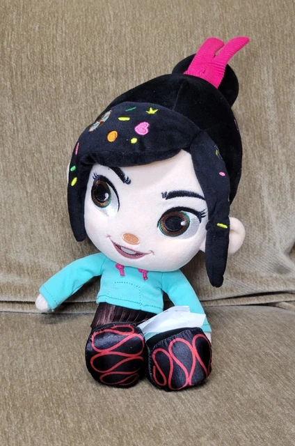 DISNEY VANELLOPE VON Schweetz Wreck It Ralph Plush Sugar Rush Doll 12 ...