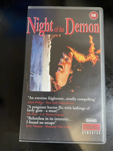 NIGHT OF THE Demon VHS Video Tape - Tested $12.59 - PicClick