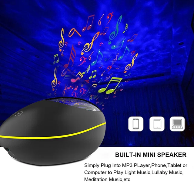 OCEAN WATER RIPPLE LED Projector 7 Modes Bluetooth-compatible ...