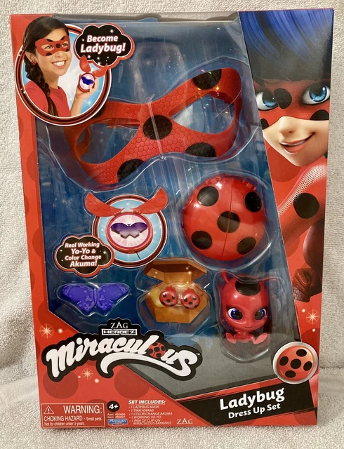 MIRACULOUS LADYBUG DRESS Up Set with Yoyo, Color Change Akuma $27.99 ...