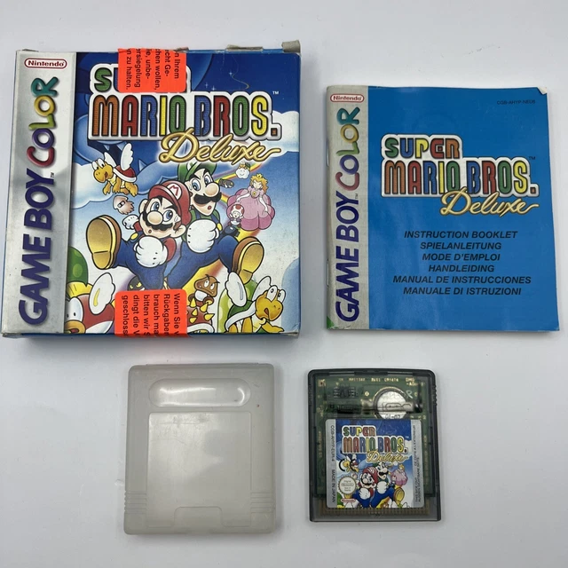 SUPER MARIO BROS Deluxe per Nintendo Game Boy Colore 1999 Gusto EUR 74 ...