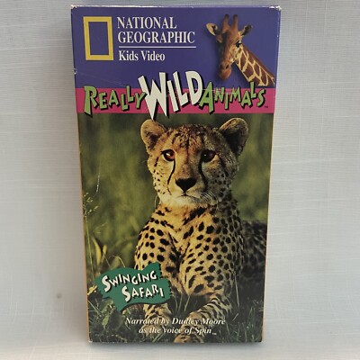 NATIONAL GEOGRAPHIC KIDS Video Really Wild Animals Swinging Safari (VHS ...