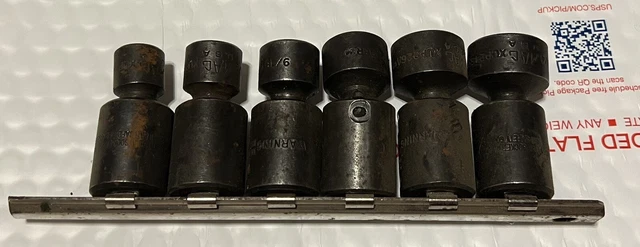 MAC TOOLS 3/8 drive SAE impact shallow swivel socket set USA $164.27 ...