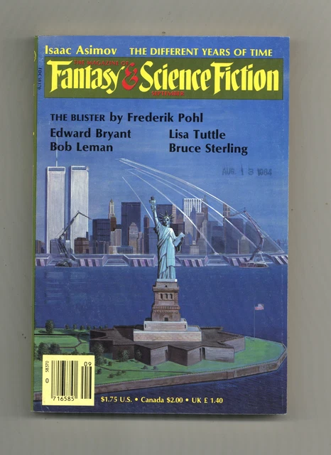 MAGAZINE OF FANTASY and Science Fiction Vol. 67 #3 VF+ 8.5 1984 £7.41 ...