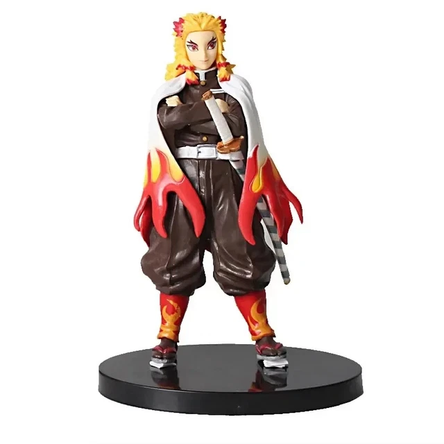MODELLINO DEMON SLAYER Kyojiro Rengoku Kimetsu no Yaiba 6" giocattolo ...