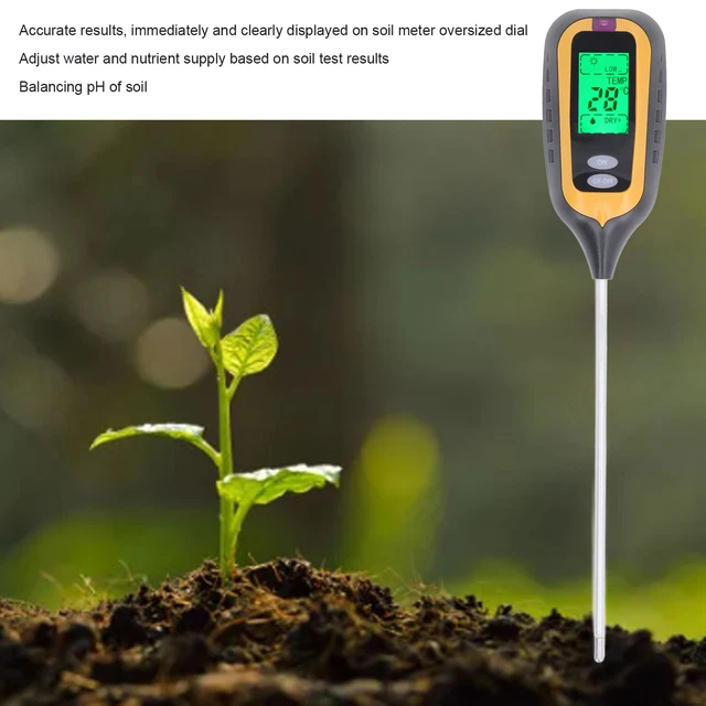 SOIL MOISTURE METER Digital Soil Moisture Meter Sunlight Strength ...