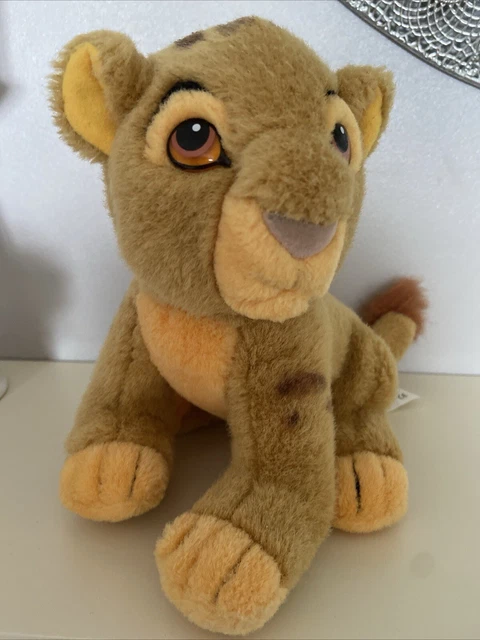 DISNEY STORE LION King Simba Cub Soft Toy Plush 8” Canasa Trading ...