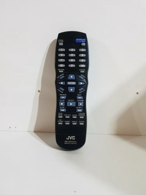 GENUINE JVC RM-SXV001A DVD Remote For XV-S300 XV-S300BK XV-S302 XV ...