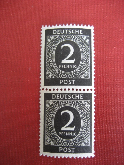2 BRIEFMARKEN DEUTSCHE Post 2 Pfennig - postfrisch - 1946 - EUR 5,00 - PicClick DE
