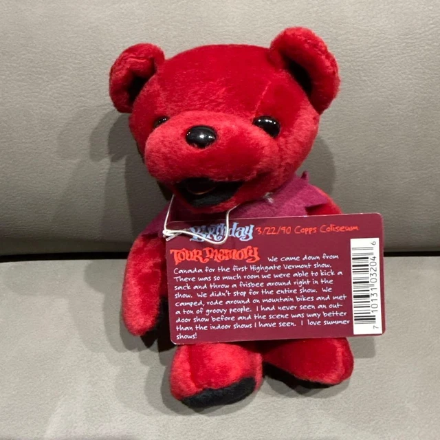 SCARLET GRATEFUL DEAD Bean Bear £76.26 - PicClick UK