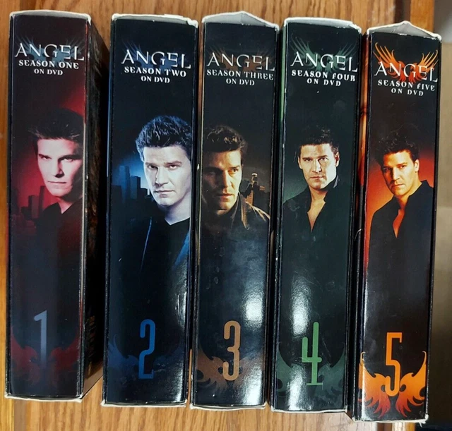 ANGEL COMPLETE SERIES Temporada 1-2-3-4-5 DVD Caja Set Buffy Vampire ...