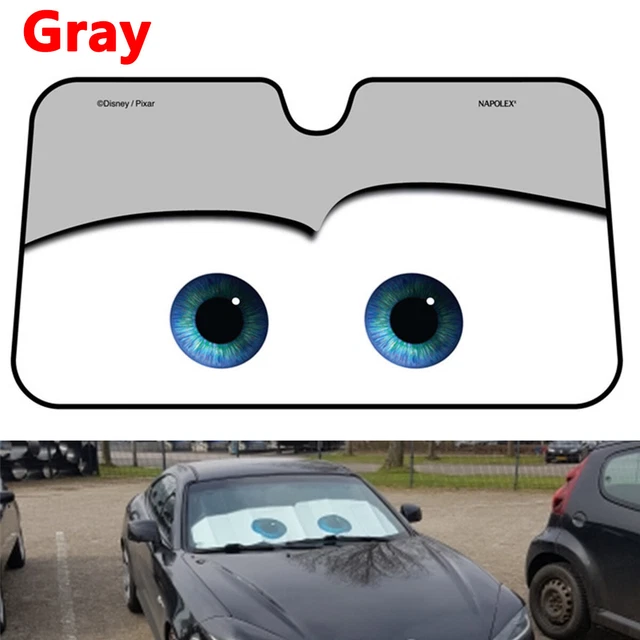 GRAY CARTOON WINDOW Windscreen Cover Sun Shade Auto Visor Car-Covers ...