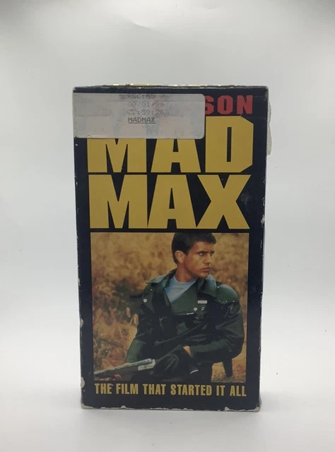 MAD MAX (VHS movie) Mel Gibson Goodtimes home video 1979 1993 £4.66 ...