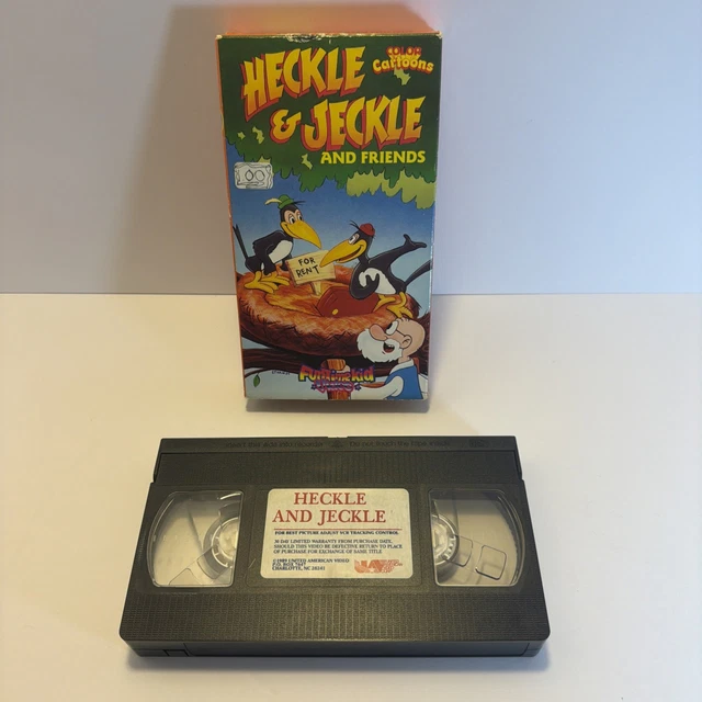 HECKLE & JECKLE and Friends VHS 1989 United American Video 3023 Vintage ...