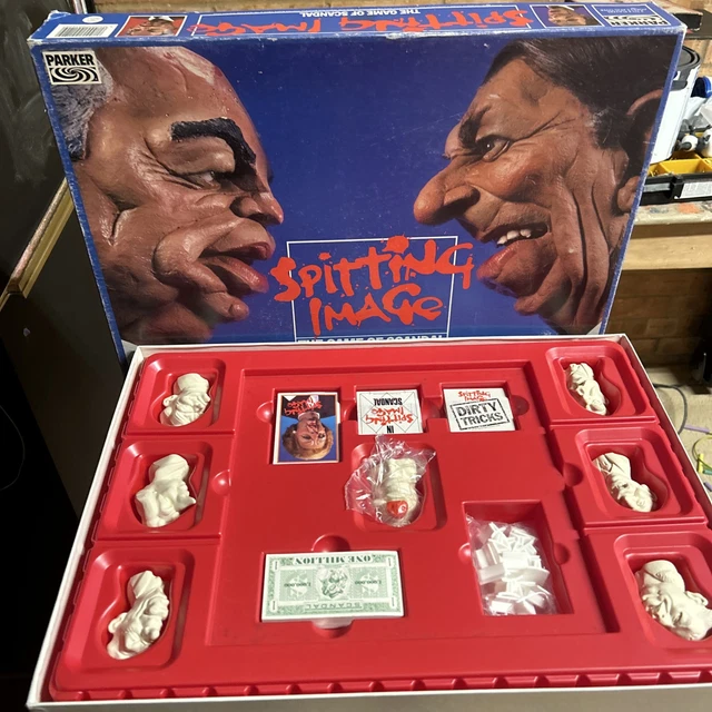 PARKER BROTHERS SPITTING Image Vintage Board Game 1984 complete £4.87 ...