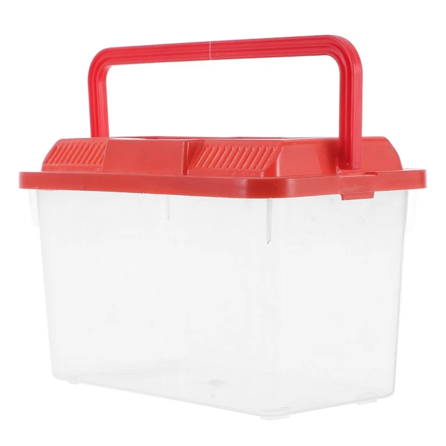 PLASTIC REPTILE TERRARIUMS Carrier Cage Tarantula Enclosure Snake ...