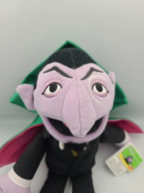 SESAME STREET COUNT Von Count Muppet Dracula Vampire Plush Soft Toy ...