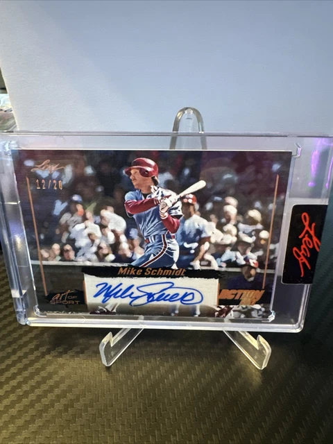 2023 LEAF ART Of Sport Mike Schmidt Auto #'d 12/20 Phillies EUR 46,19 ...