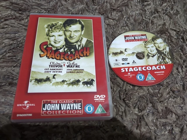 STAGECOACH (DVD, 1939) Classic John Wayne Collection, Deagostini £3.26 ...