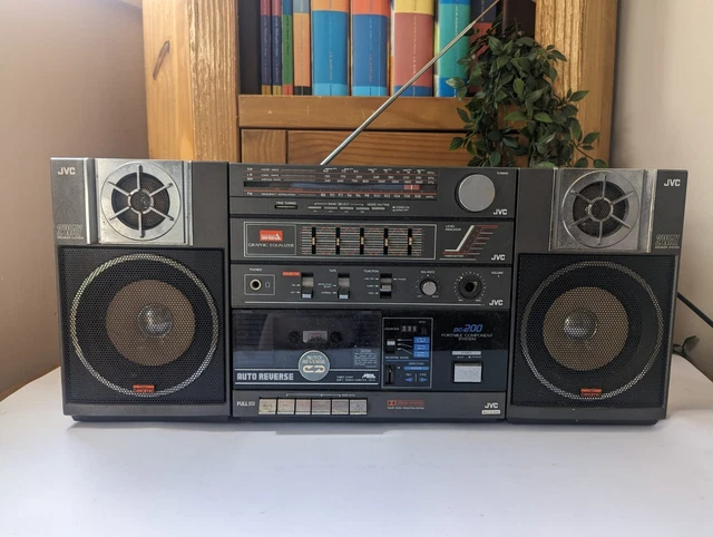 RARE JVC PC-R200LB Ghetto Blaster Tape Cassette AM/FM Player £100.00 ...
