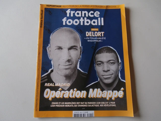 KYLIAN MBAPPE, ZINEDINE Zidane, Real Madrid, French Magazine, Collector ...