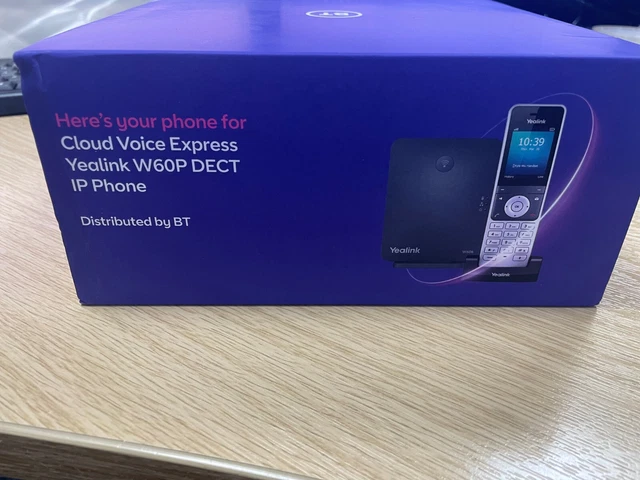 BT CLOUD VOICE Express Yealink W60P DECT IP Phone £100.00 - PicClick UK