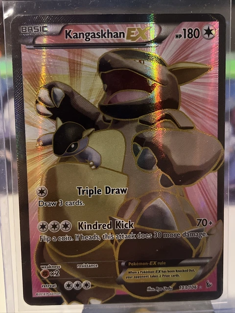 CARTE KANGASKHAN EX 103/106 Full Art Ultra Rare Pokémon Flashfire - MP ...