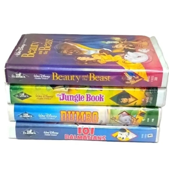 DISNEY BLACK DIAMOND Classic Collection VHS Cassette Tapes Lot of 4 $36 ...