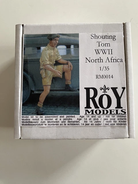 ROY MODELS 1/35 British Soldier North Africa WWII Resin Figure $9.99 ...