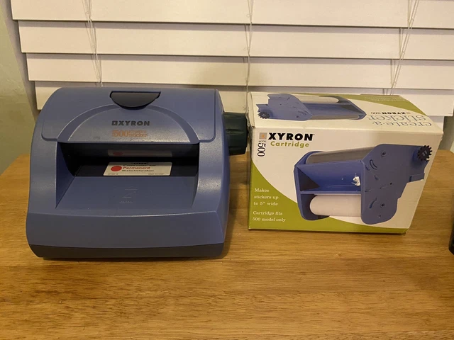 XYRON CREATE-A-STICKER 5& Sticker Maker Machine Adhesive Cartridge ...