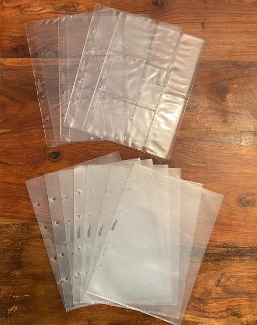 TMI: TIME MANAGER INSERTS - A5 (4-hole size) Clear Plastic Wallets ( x ...